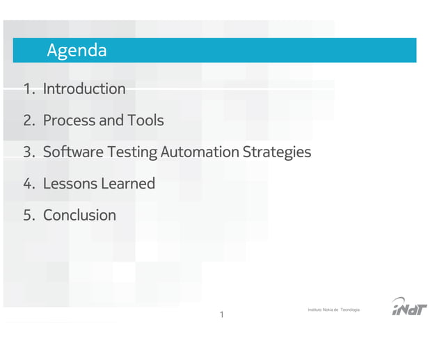 Strategies For Agile Software Test Automation Ppt