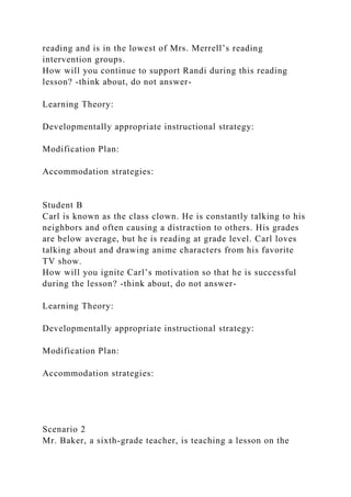 Strategies for all StudentsPart 1 Developing Stra.docx