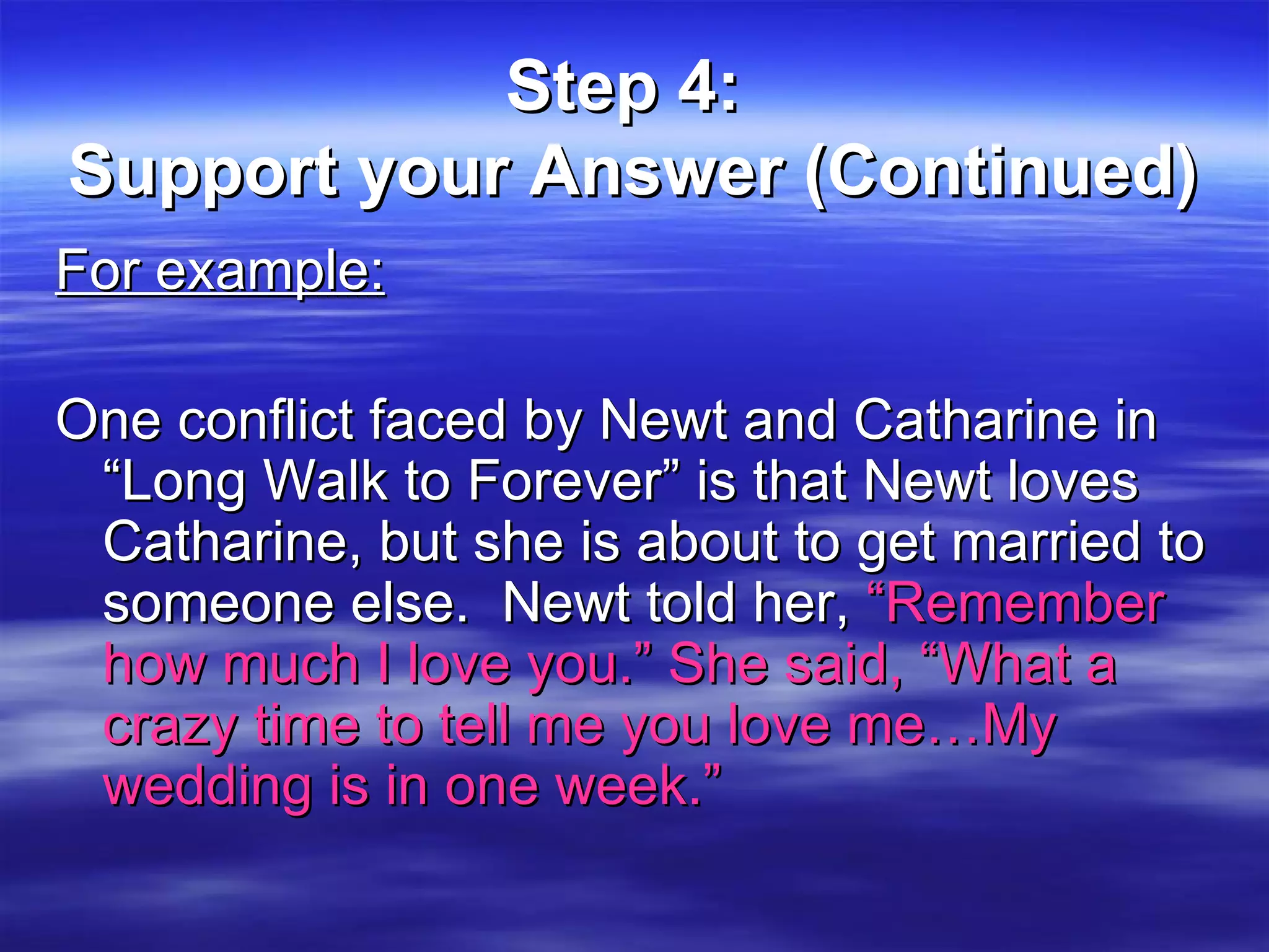 Strategies for answering open end questions | PPT