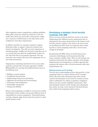 Strategies for assessing cloud security | PDF