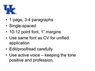 Strategies for a successful academic interview | PPTX