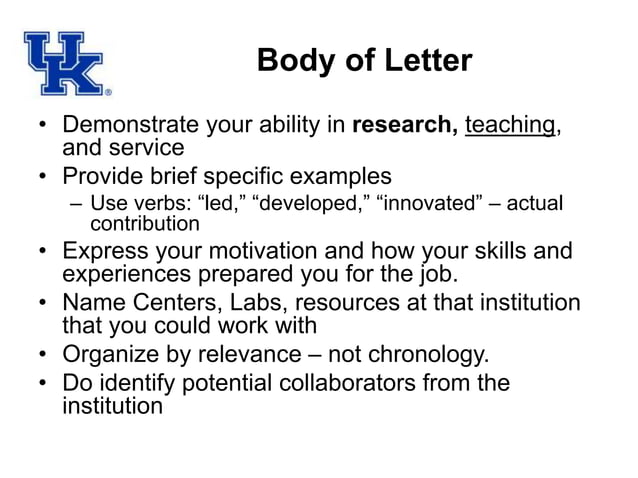 Strategies for a successful academic interview | PPTX