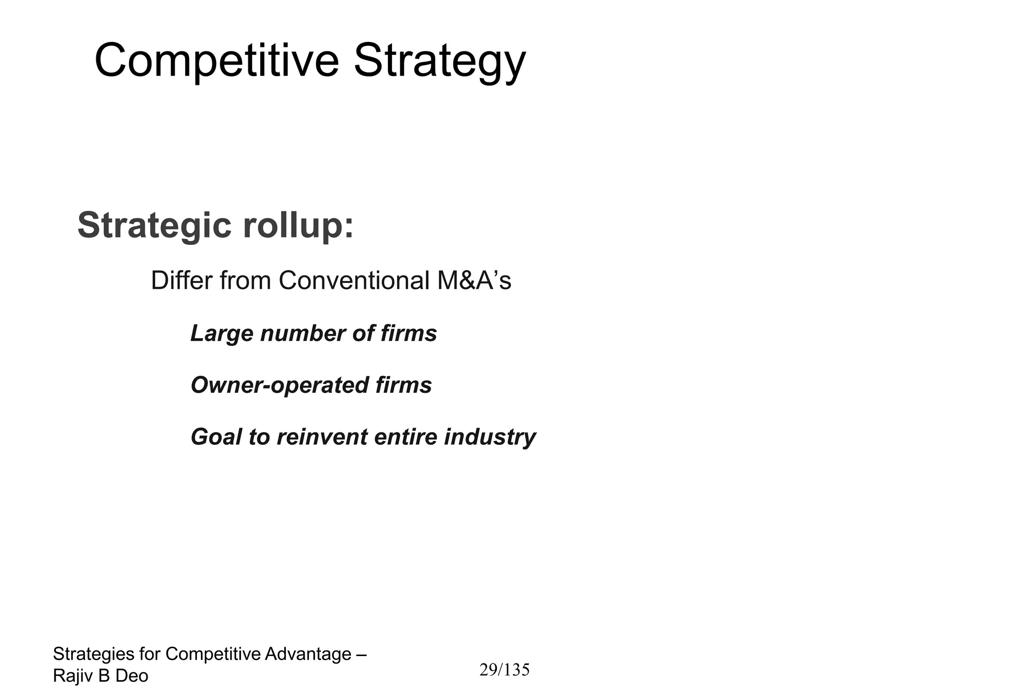 Strategies for competitive advantage | PDF