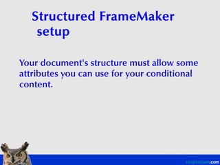 Strategies For Conditional Content | PDF | Desktop Publishing | Computer Software and Applications