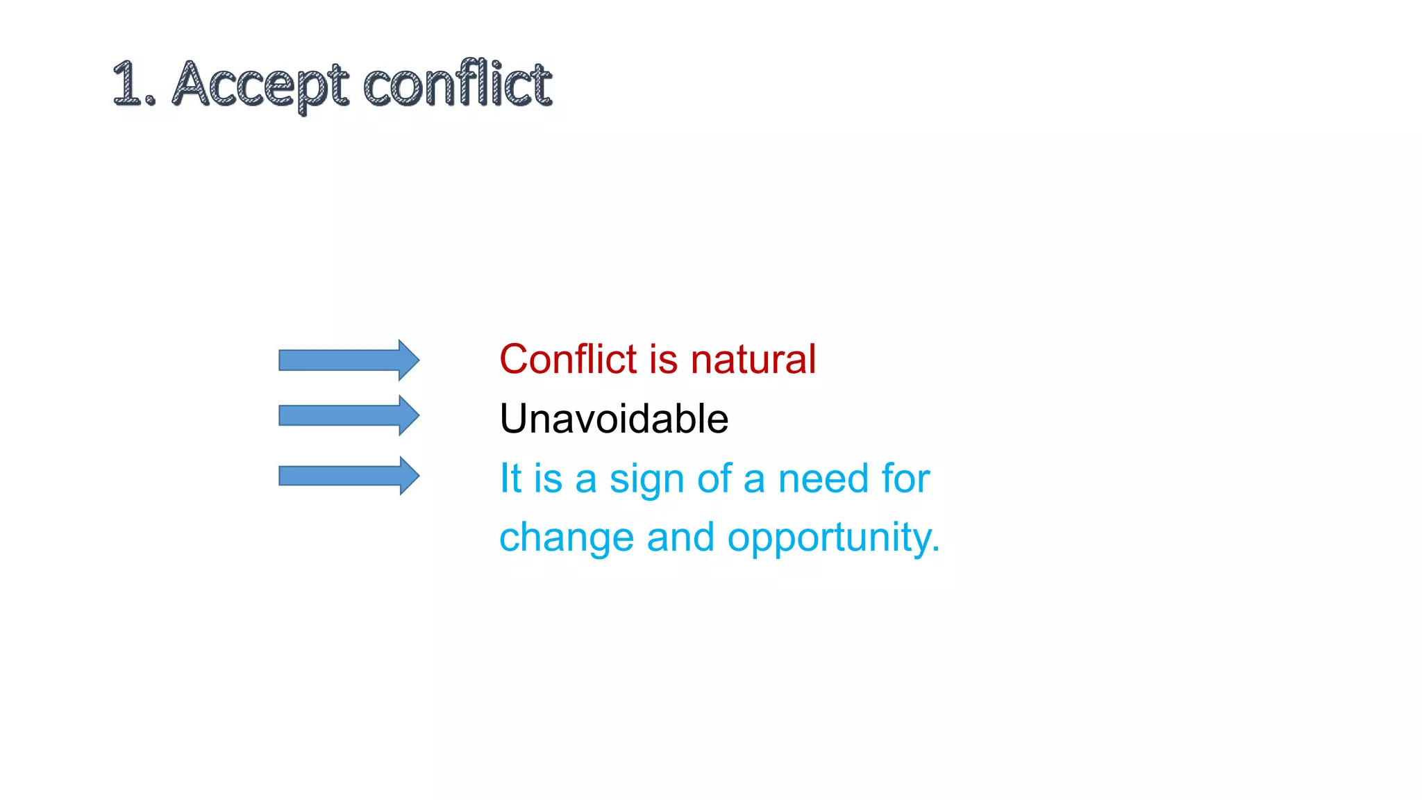 Strategies for conflict management | PPTX