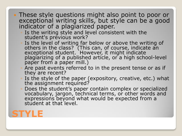 Strategies for detecting plagiarism | PPT Strategies for detecting plagiarism | PPT
