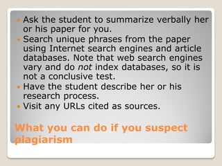 Strategies for detecting plagiarism | PDF | Desktop Publishing | Computer Software and Applications