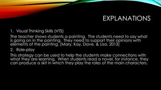 Strategies for Developing Creativity and Critical Thinking | PPTX