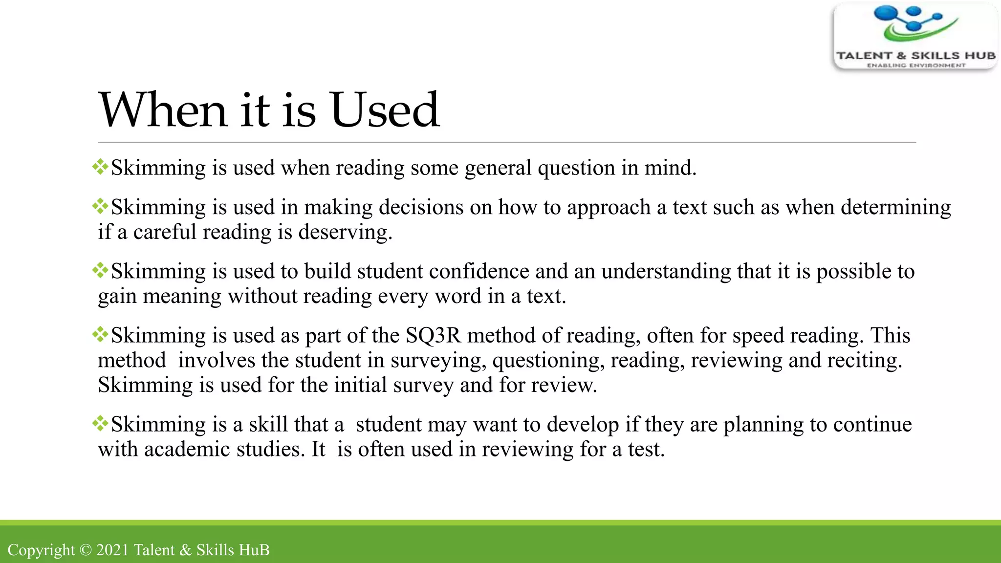 Strategies for Developing Your Reading Skills | PPTX