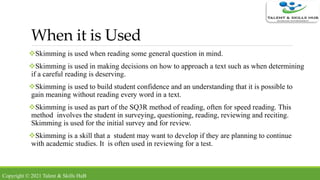 Strategies for Developing Your Reading Skills | PPTX