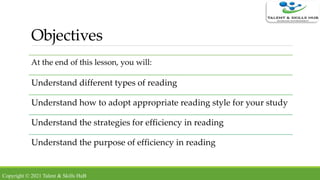 Strategies for Developing Your Reading Skills | PPTX