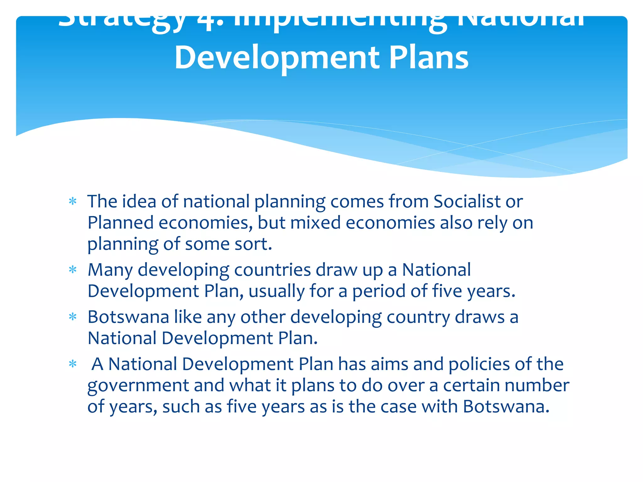 Strategies for development in Botswana | PPTX