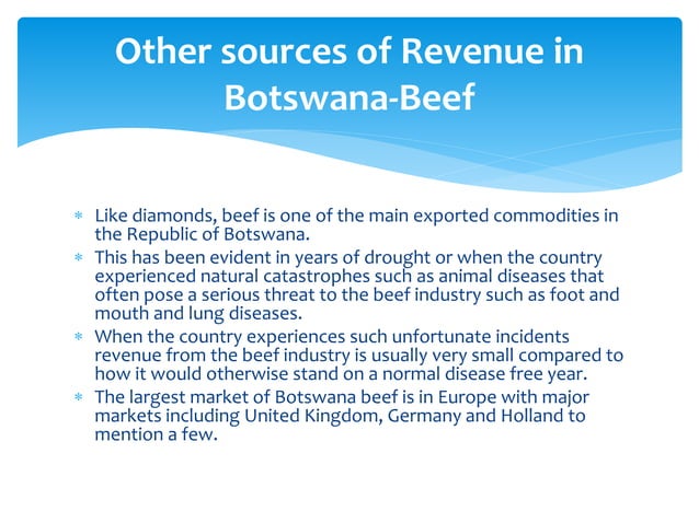 Strategies for development in Botswana | PPTX