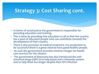 Strategies for development in Botswana | PPTX
