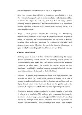 Strategies for differentiation in medical device industry may2018 ...