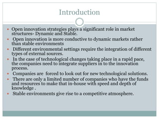 Strategies for dynamic and stable markets | PPTX