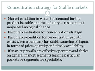 Strategies for dynamic and stable markets | PPTX