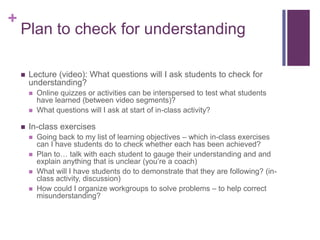 Strategies for effective lesson planning flipped classroom | PPTX