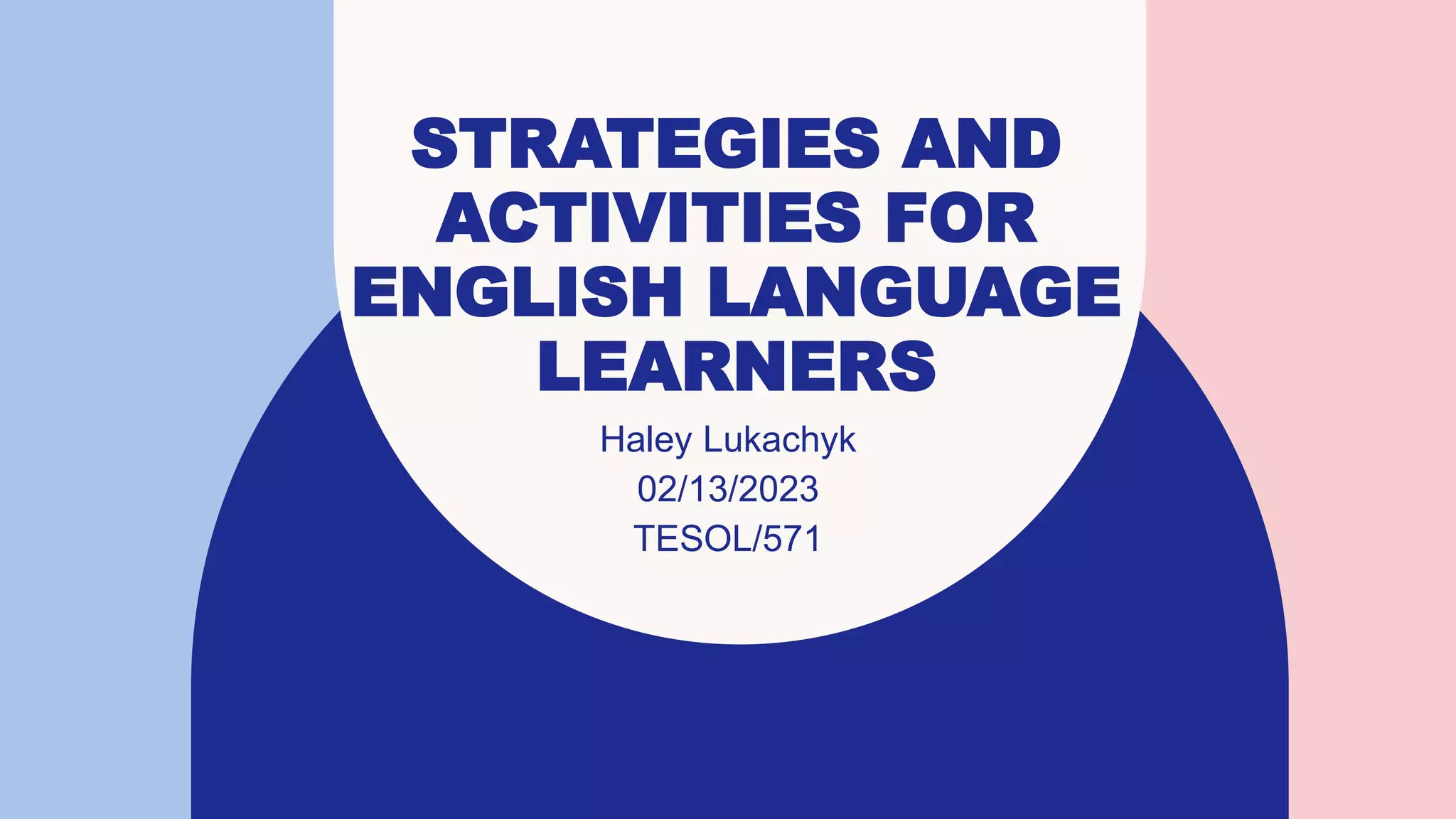 Strategies for ELL | PPT