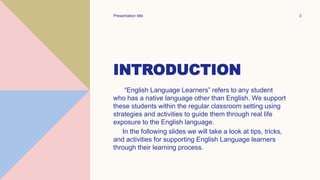 Strategies for ELL | PPT