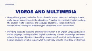 Strategies for ELL | PPT