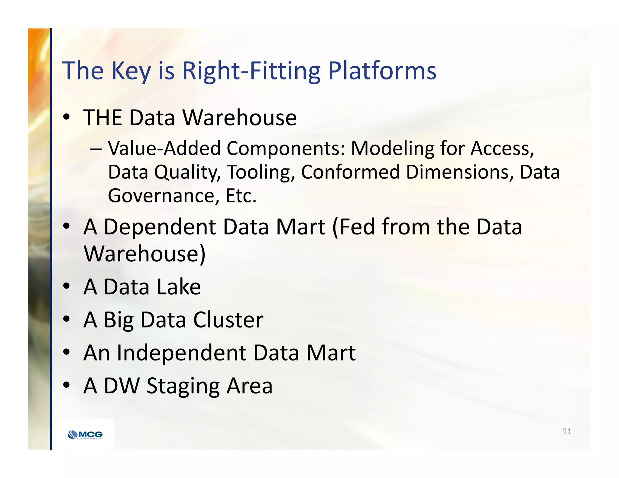 ADV Slides: Strategies for Fitting a Data Lake into a Modern Data Architecture | PPT
