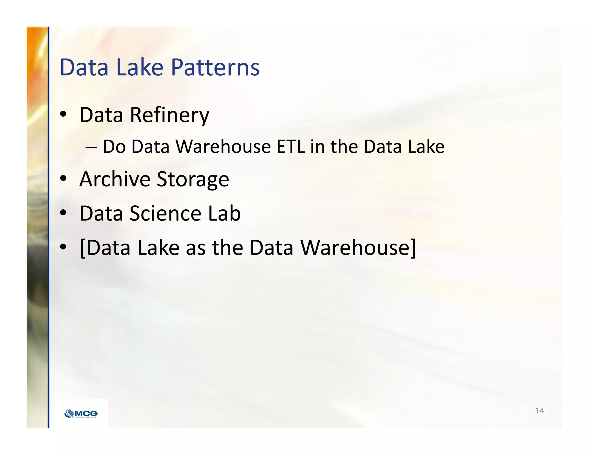 ADV Slides: Strategies for Fitting a Data Lake into a Modern Data Architecture | PPT