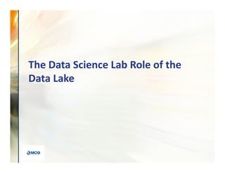 ADV Slides: Strategies for Fitting a Data Lake into a Modern Data Architecture | PPT