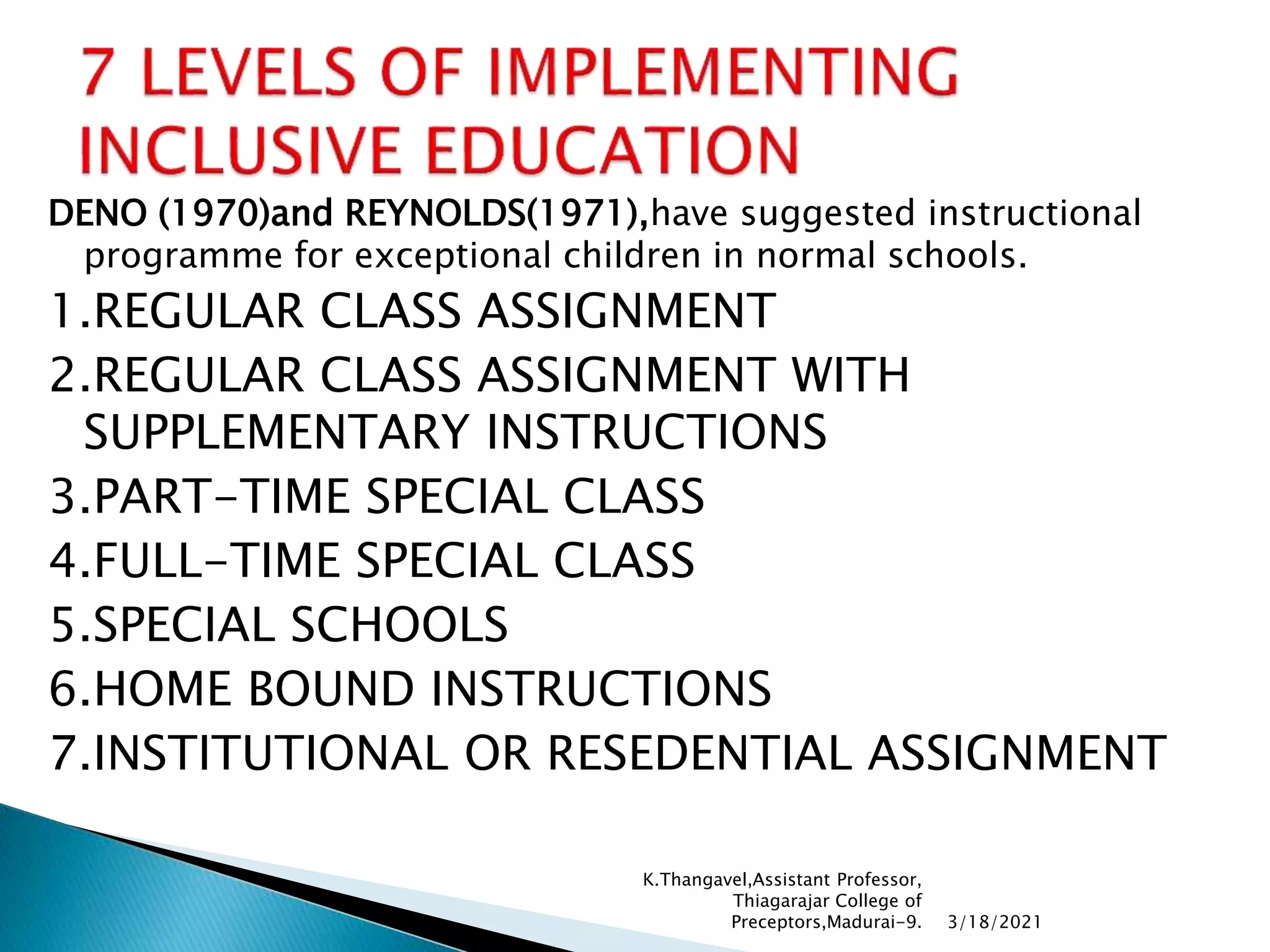 STRATEGIES FOR IMPLEMENTING INCLUSIVE EDUCATION | PPTX