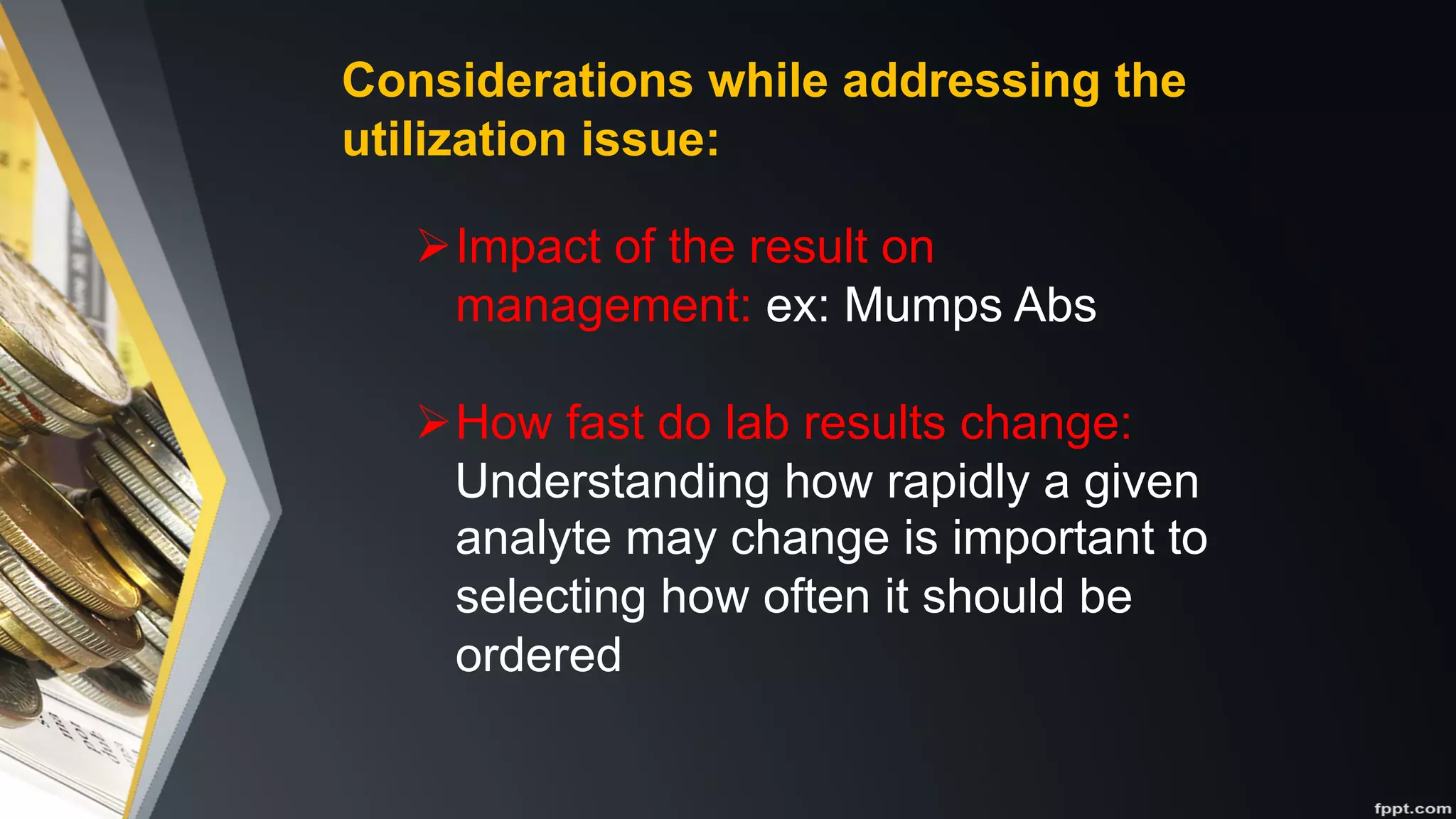Strategies for Improving Laboratory Utilization | PDF