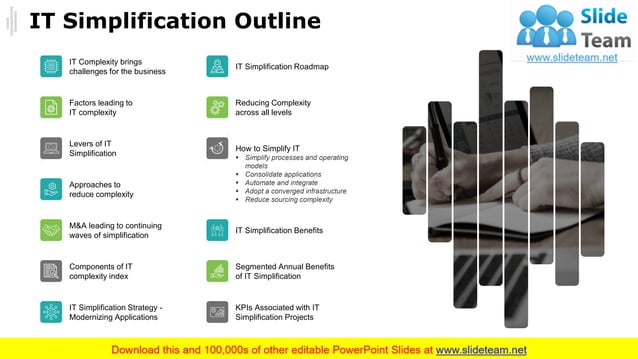 Strategies For IT Simplification PowerPoint Presentation Slides | PDF