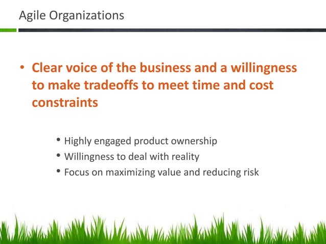 Strategies for Large Scale Agile Transformation | PPT