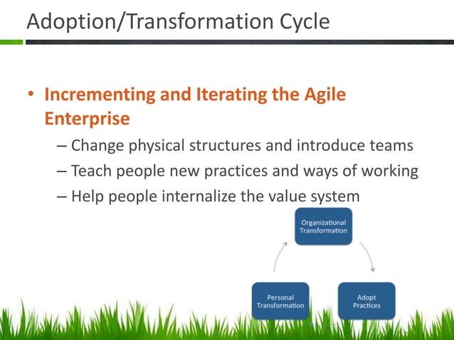 Strategies for Large Scale Agile Transformation | PPT