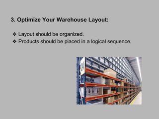 Strategies for making your warehouse more efficient | PPTX
