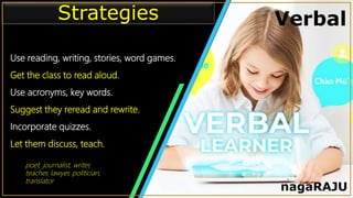 Strategies for Managing Multiple Learning Styles | PPTX