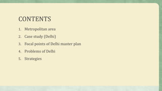 Strategies for metropolitan planning | PPTX