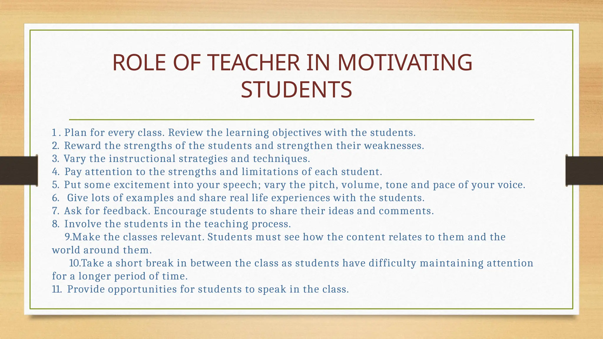 Strategies for motivating the student.pptx