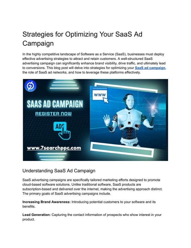 Strategies for Optimizing Your SaaS Ad Campaign.pdf