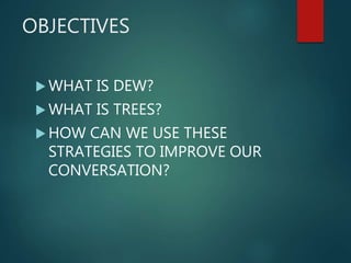 Strategies for SBC using DEW and TREES | PPTX