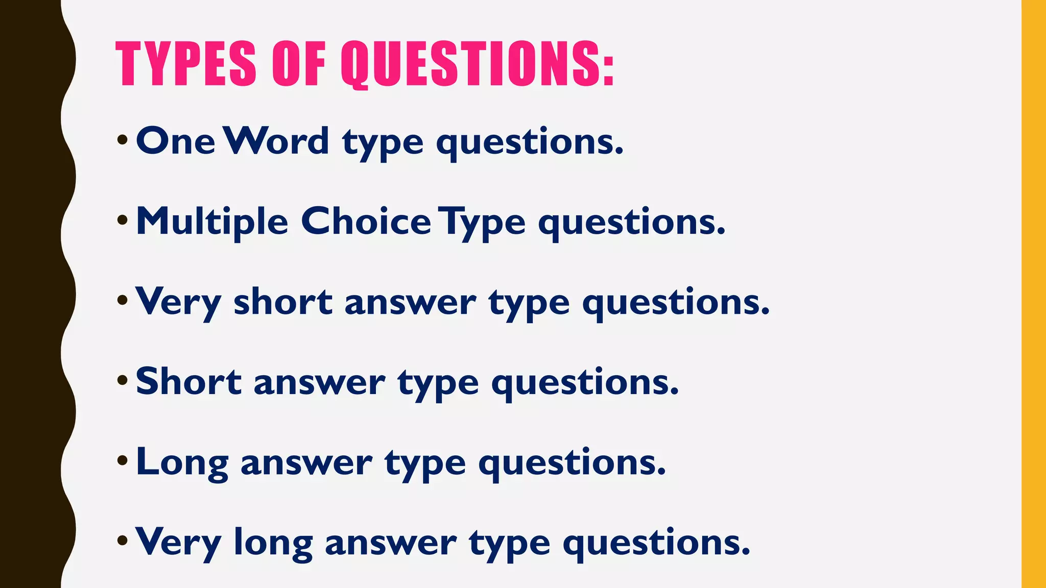 Strategies for preparing question papers | PDF