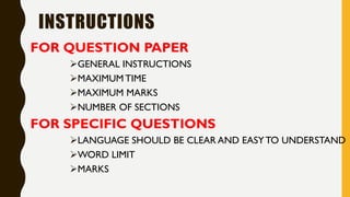 Strategies for preparing question papers | PDF