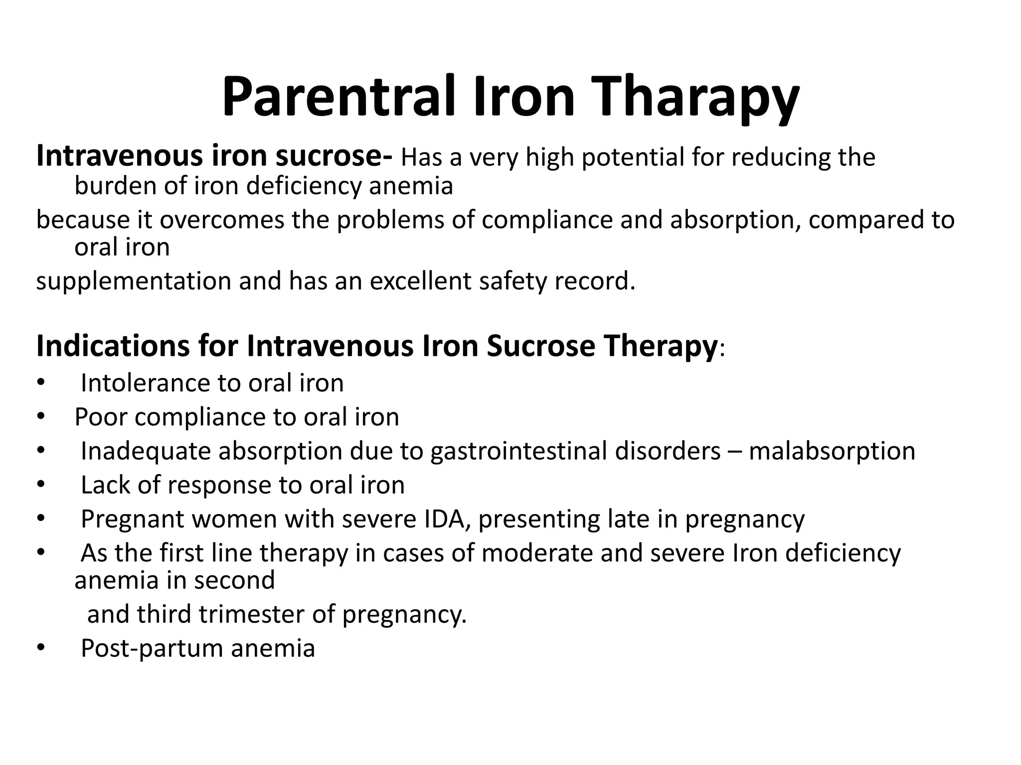 Strategies for prevention of anemia | PPT