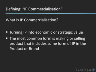 Strategies for Protecting and Leveraging your IP | PPT