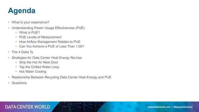 Strategies for Re-Using Data Center Heat Energy and Their Impact on PUE ...