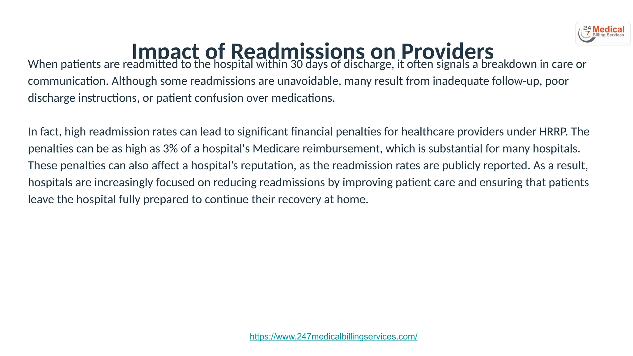 Strategies for Reducing Readmission Penalties Through Improved Billing ...