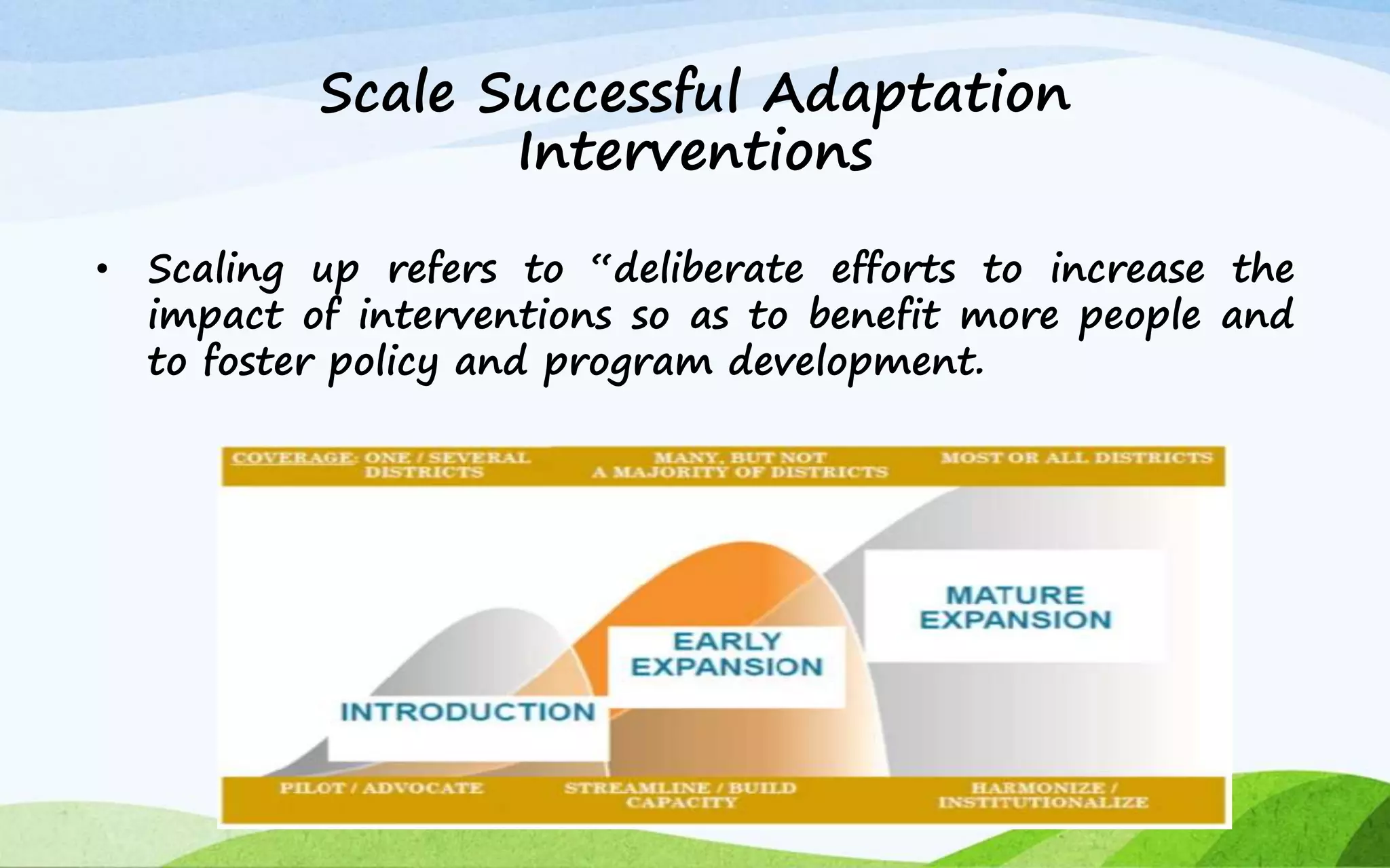Strategies for reducing vulnerability and strengthening adaptive ...