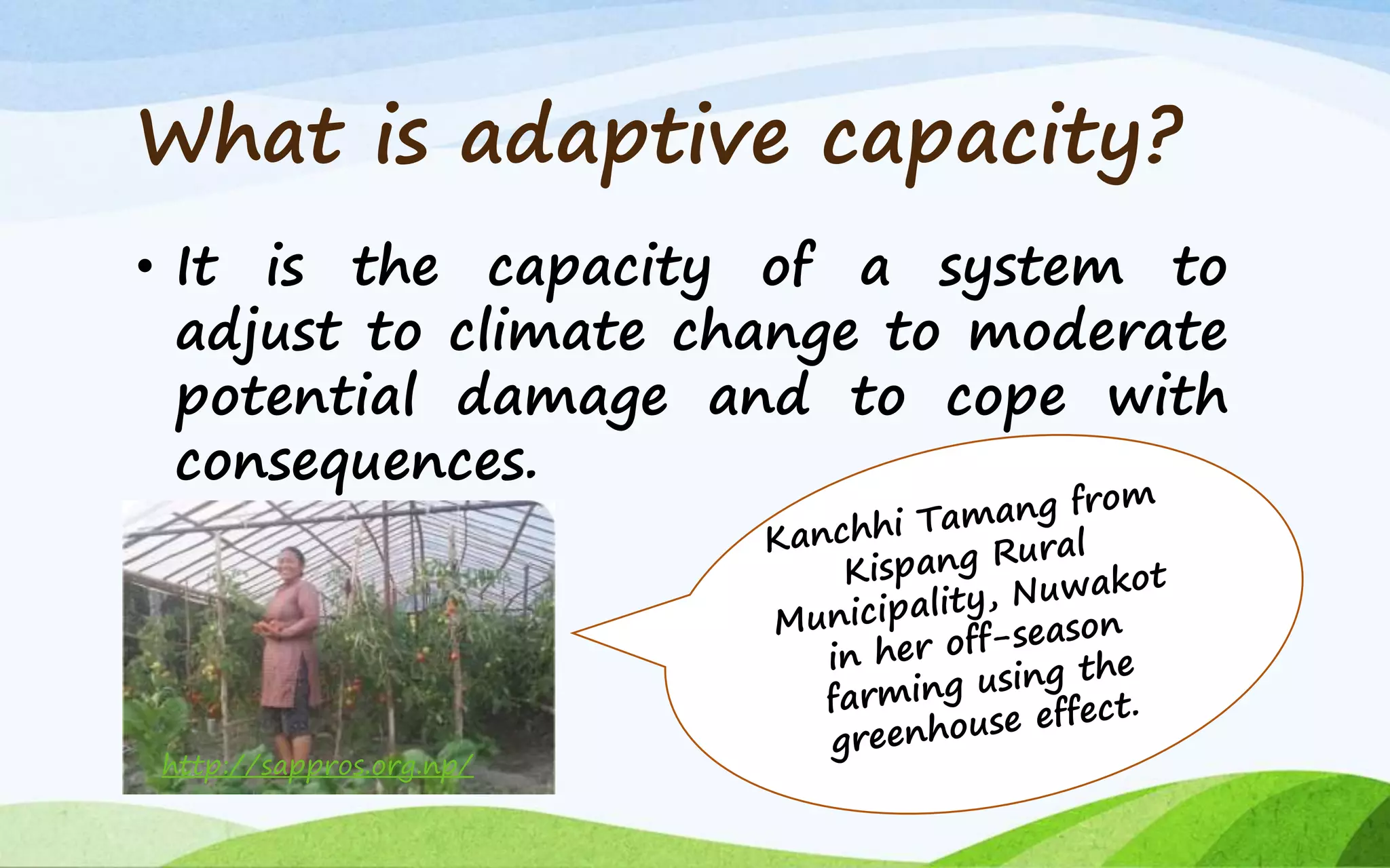 Strategies for reducing vulnerability and strengthening adaptive ...