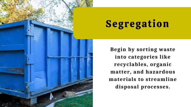 Strategies for Responsible and Efficient Waste Disposal | PPT