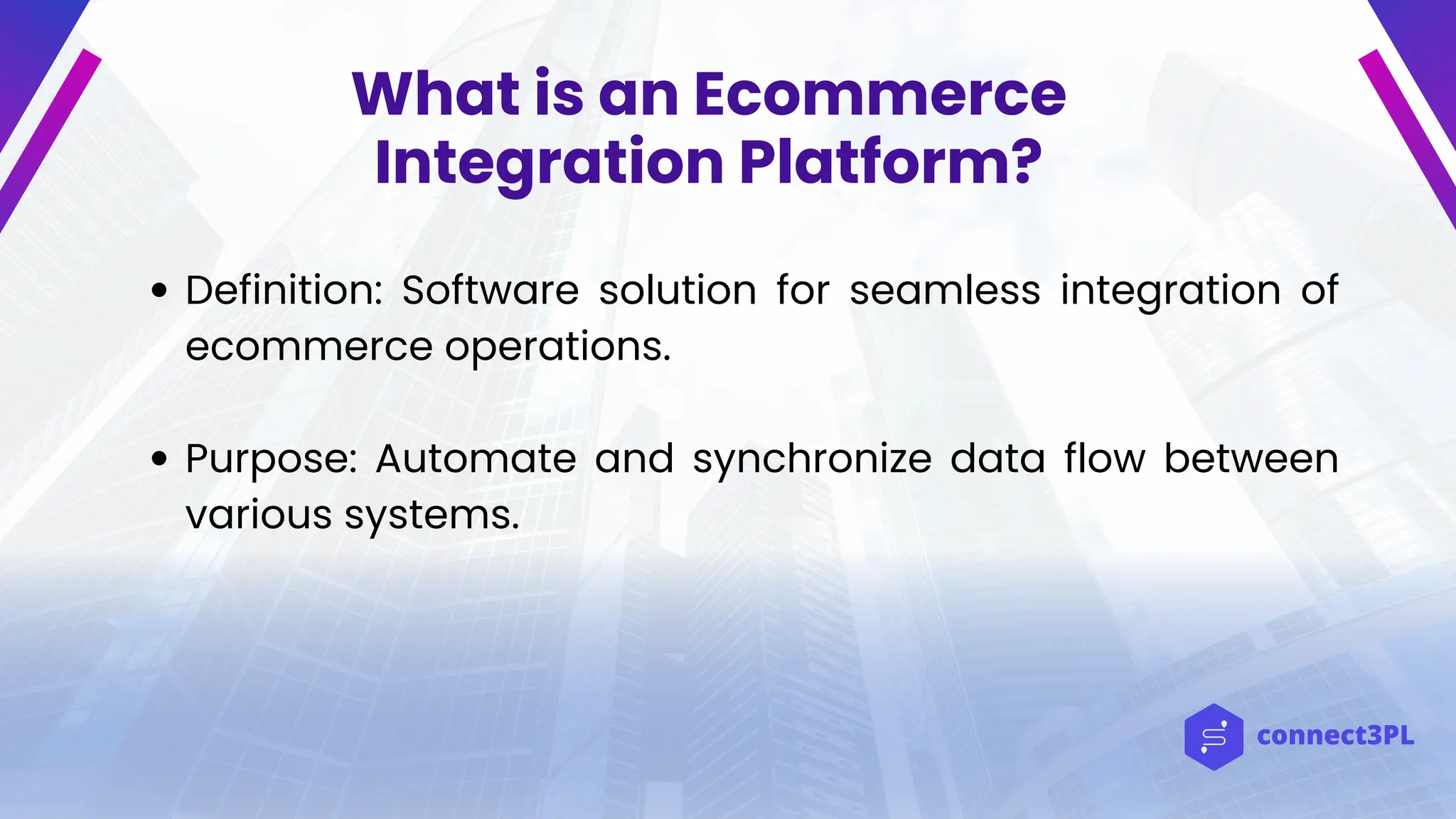 Strategies for Seamless Ecommerce Integration-Connect3pl | PPT