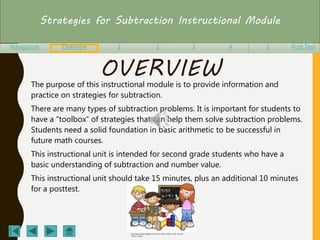 Strategies for Subtraction | PPTX